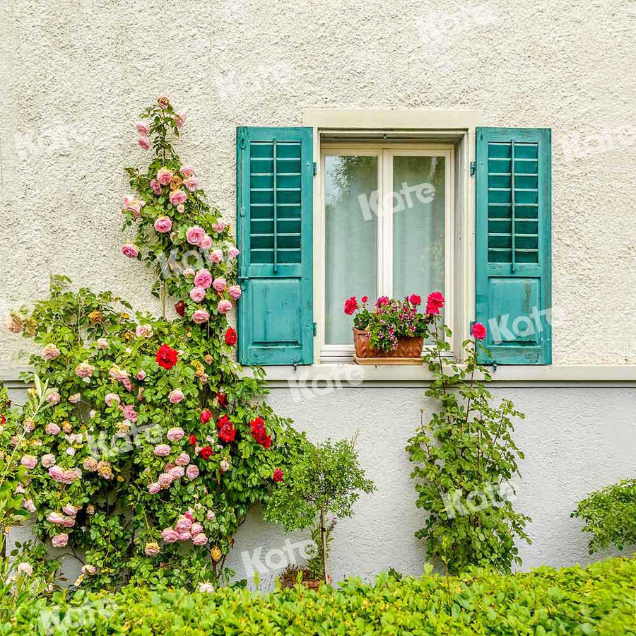 Kate Flower Plant Window Wall Backdrop for Photography