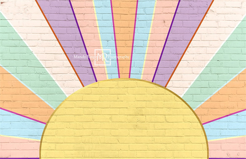 Kate Rainbow Sunshine Wall Backdrop for Photography