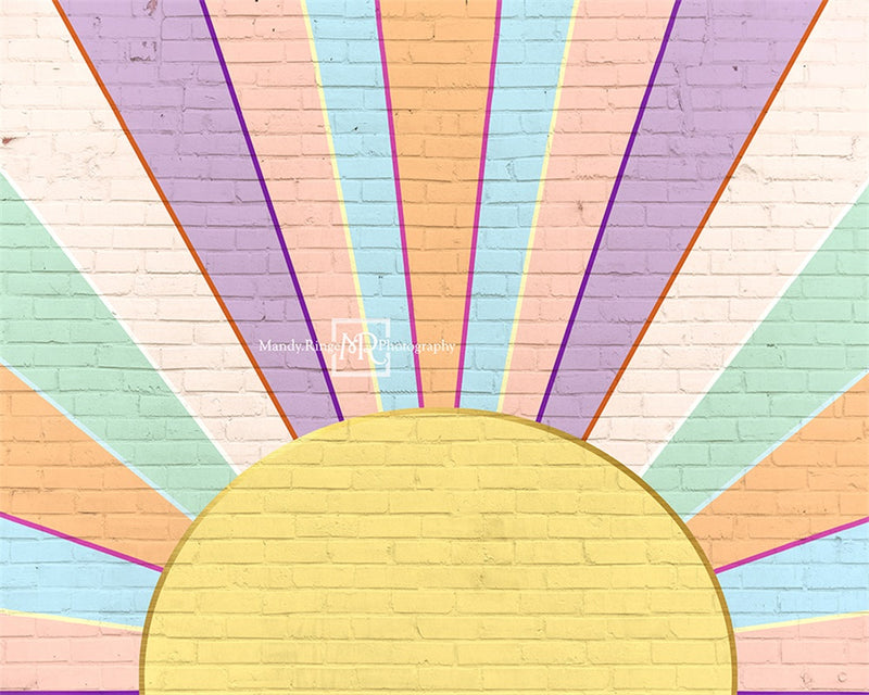 Kate Rainbow Sunshine Wall Backdrop for Photography