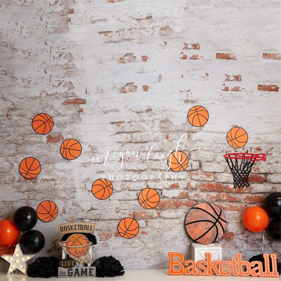Basketball Themed Sports Party Backdrop