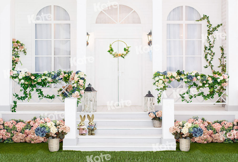 Kate Spring Lawn Flowers Backdrop for Photography