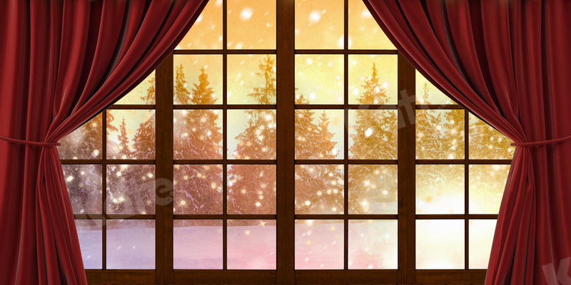 Winter Wonderland Festive Stage Backdrop
