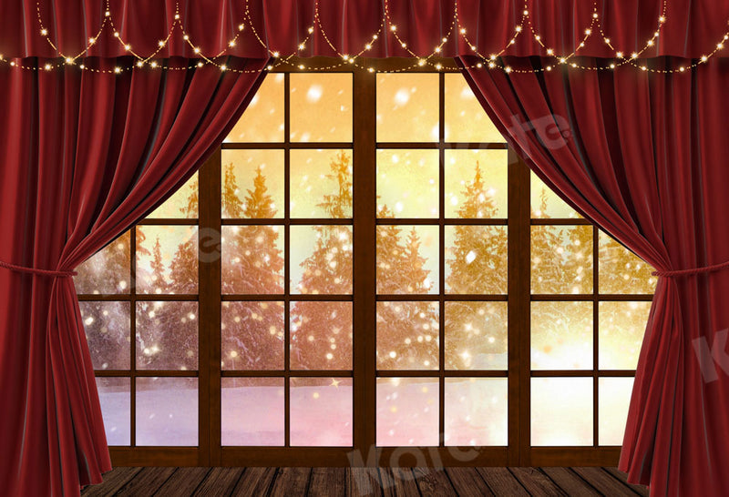 Winter Wonderland Festive Stage Backdrop