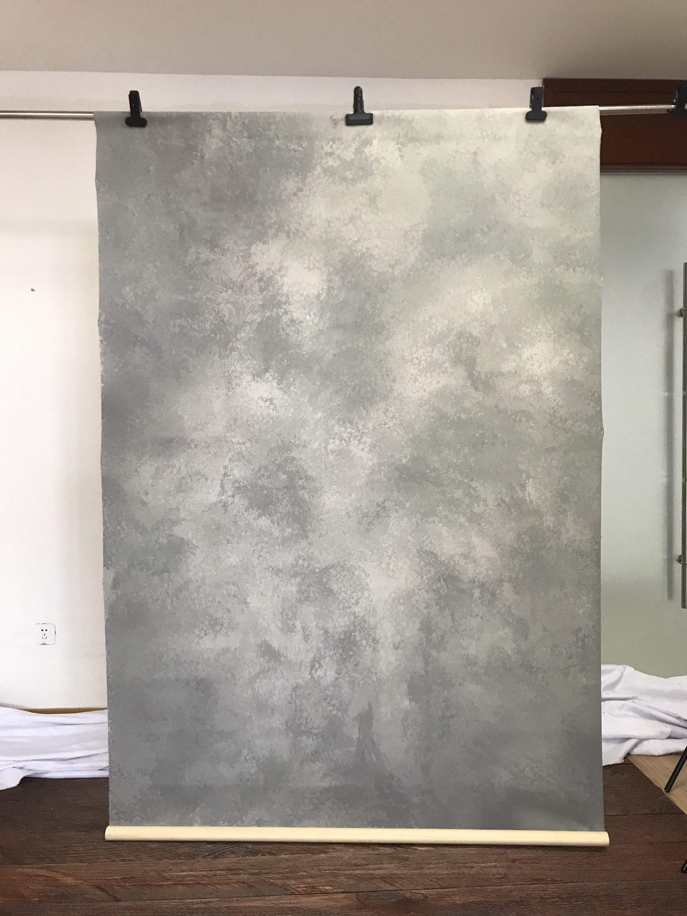 Elegant Grey Textured Photographic Backdrop