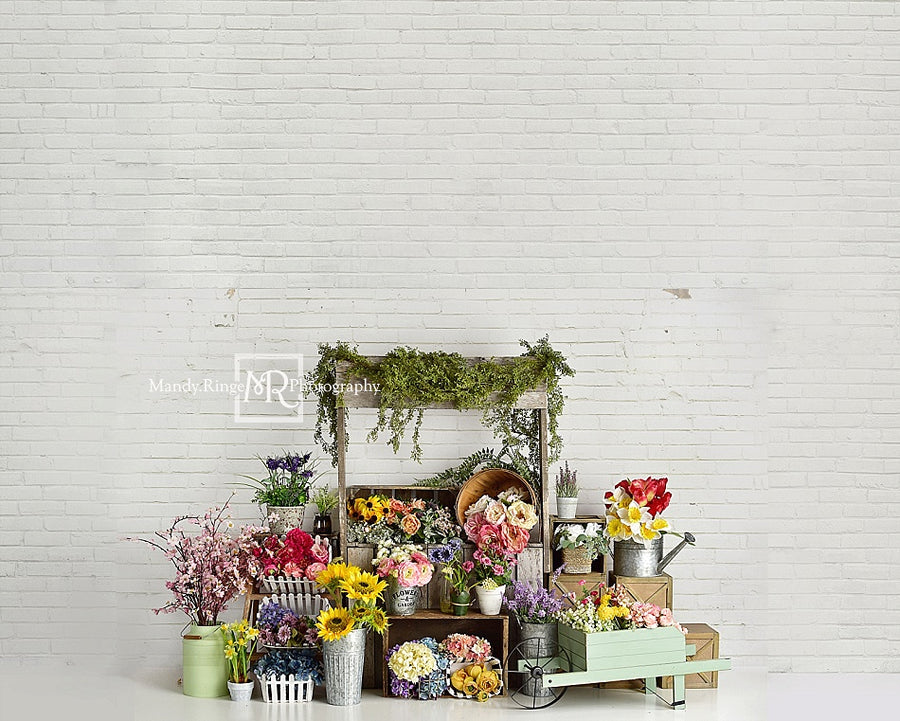 Kate Spring Flower Stand Printed Backdrop Designed By Mandy Ringe Phot