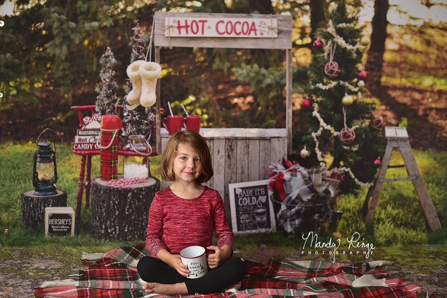 Kate Hot Cocoa Stand Backdrop for Photography