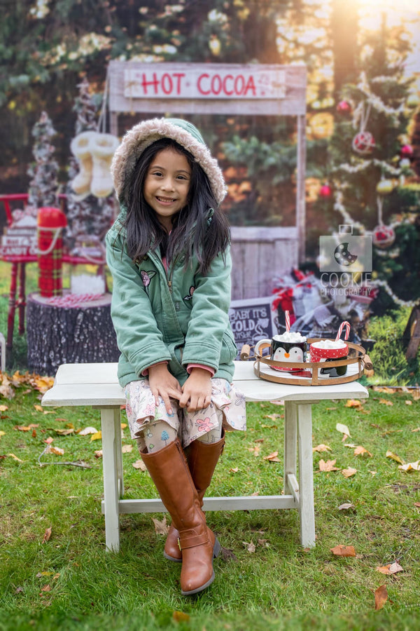 Kate Hot Cocoa Stand Backdrop for Photography
