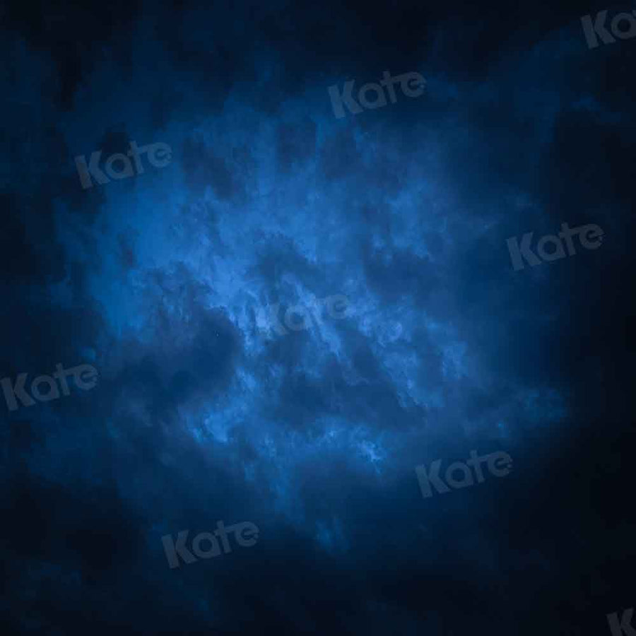 Deep Ocean Blue Moody Sky Backdrop