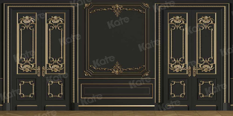 Kate Retro Wall Backdrop Gold And Black for Photography